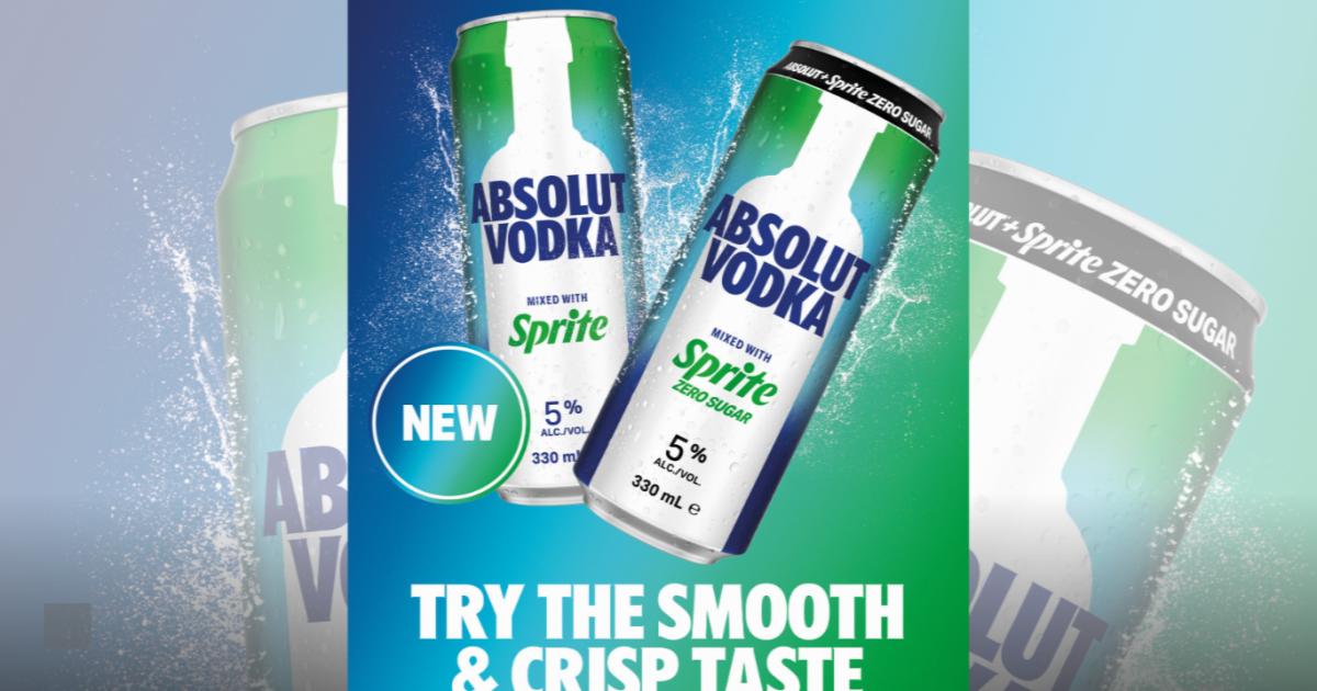 Absolut Vodka and Sprite team up in a new ready-to-drink can – Crumb Wire