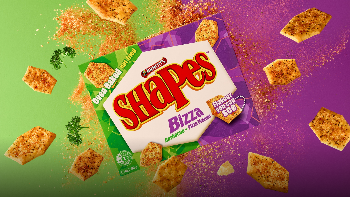 Bizza is here: Arnott's Shapes drops a new flavour-mashup – Crumb Wire
